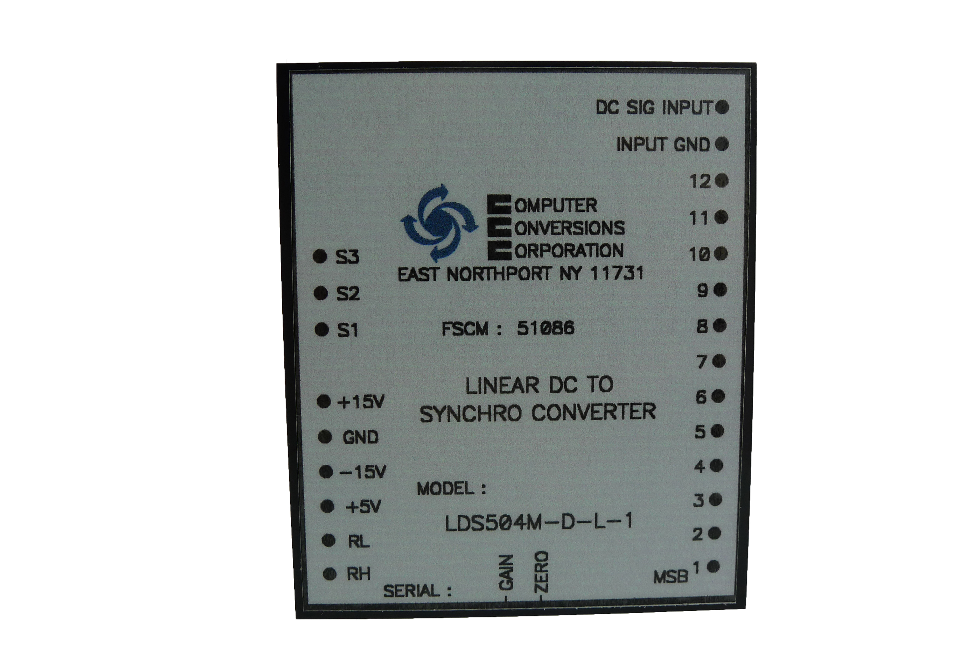 LDS and LDR Series - Computer Conversions Corporation